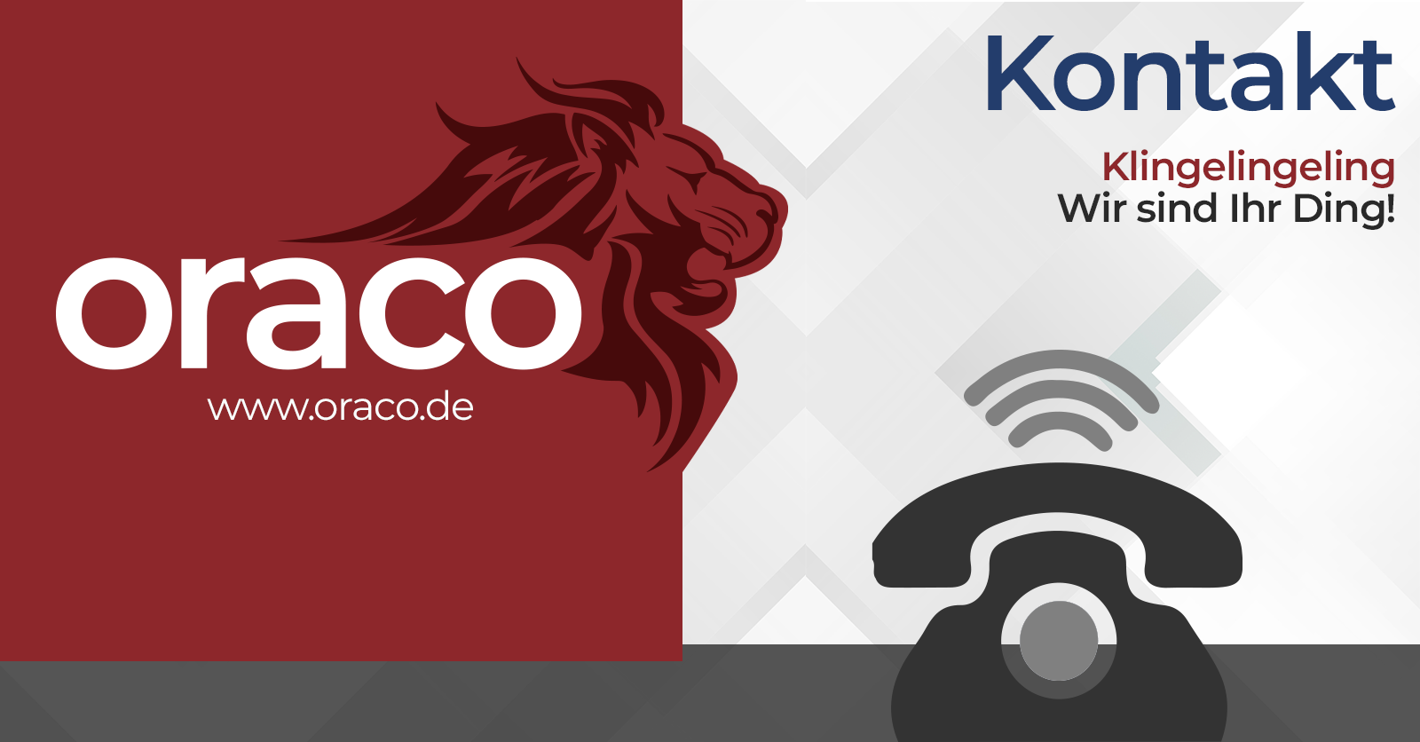 Kontaktieren Sie uns noch heute - oraco